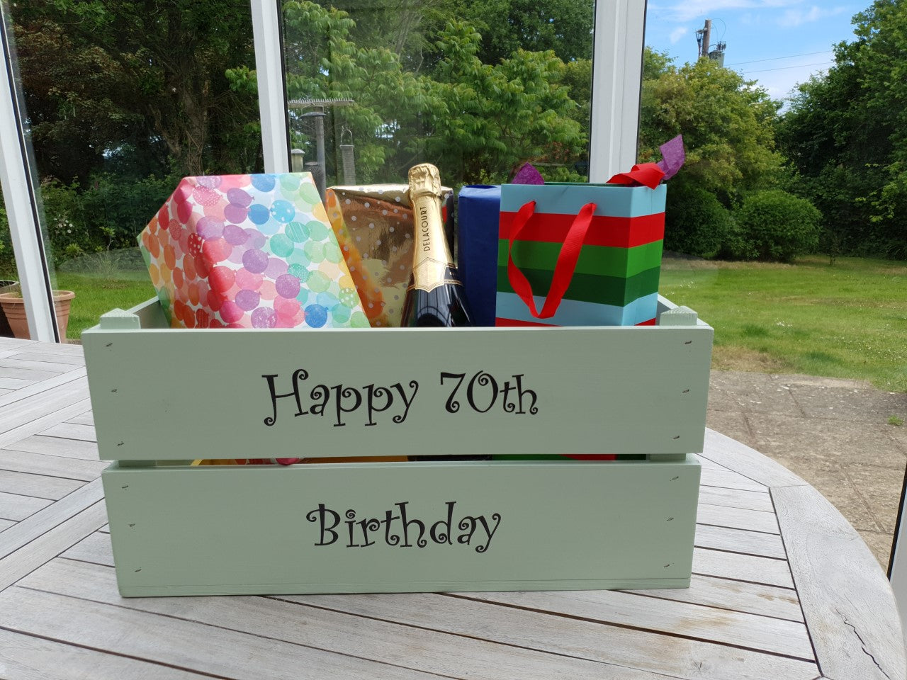 Personalised Birthday Gift Crate – Devon Crates