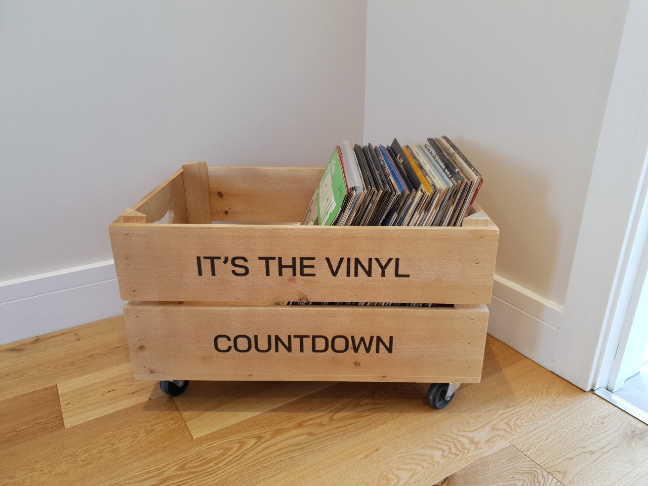Personalised Vinyl Record Storage Crate – Devon Crates